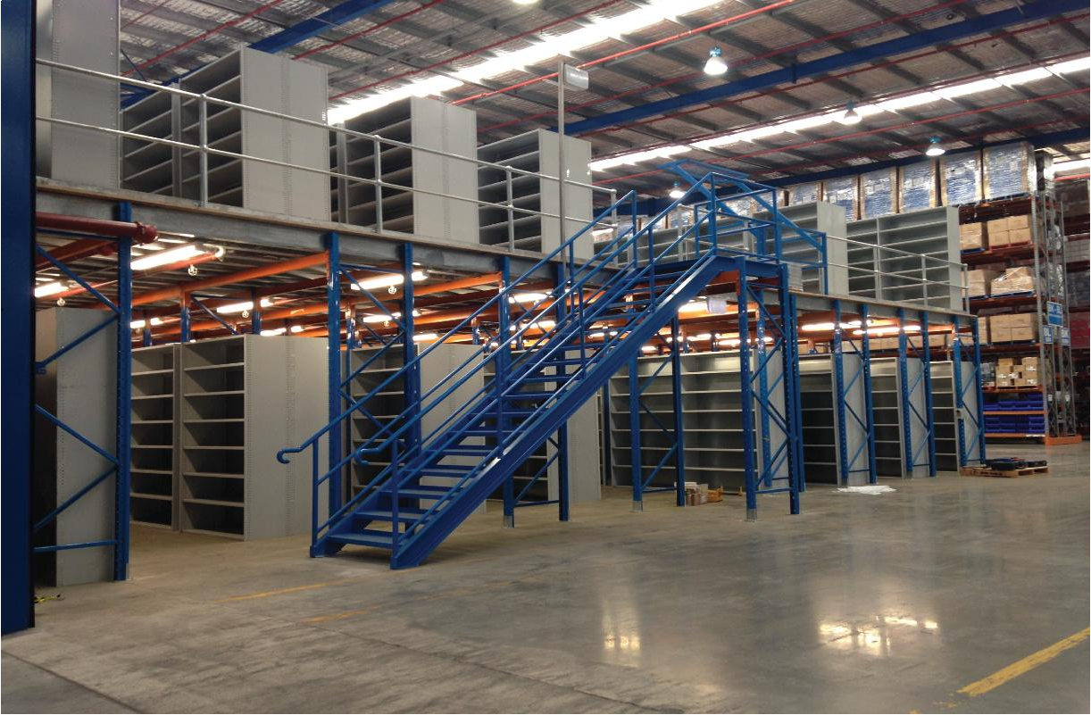 Rack Mezzanine Floors Services in Dubai UAE- Rack supported mezzanine ...