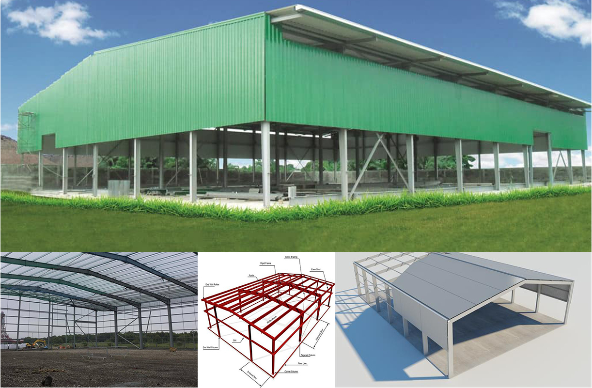 China Prefabricated steel warehouse solution | Creative Display