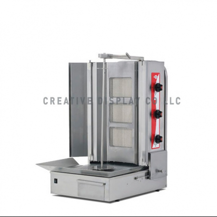 Gas Shawarma Machine 3 Burners Supplier in Dubai UAE | Creative Display