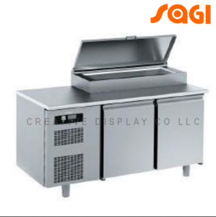 PREP STATION RANGE EQUIPPED WORKING BENCHES FOR SANDWICH COUNTER