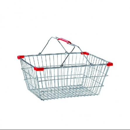Supermarket Metal Shopping Basket supplier in UAE | Creative Display Dubai